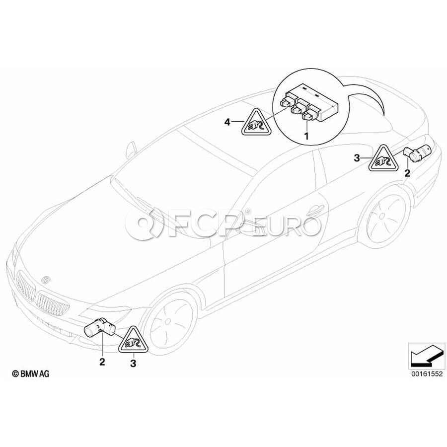 BMW Control Unit Pdc - Genuine BMW 66209185139 | FCP Euro