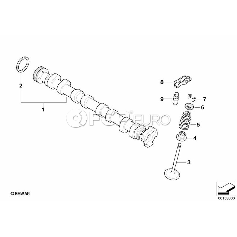 Mini Cooper Engine Camshaft - Genuine Mini 11317587755 | FCP Euro