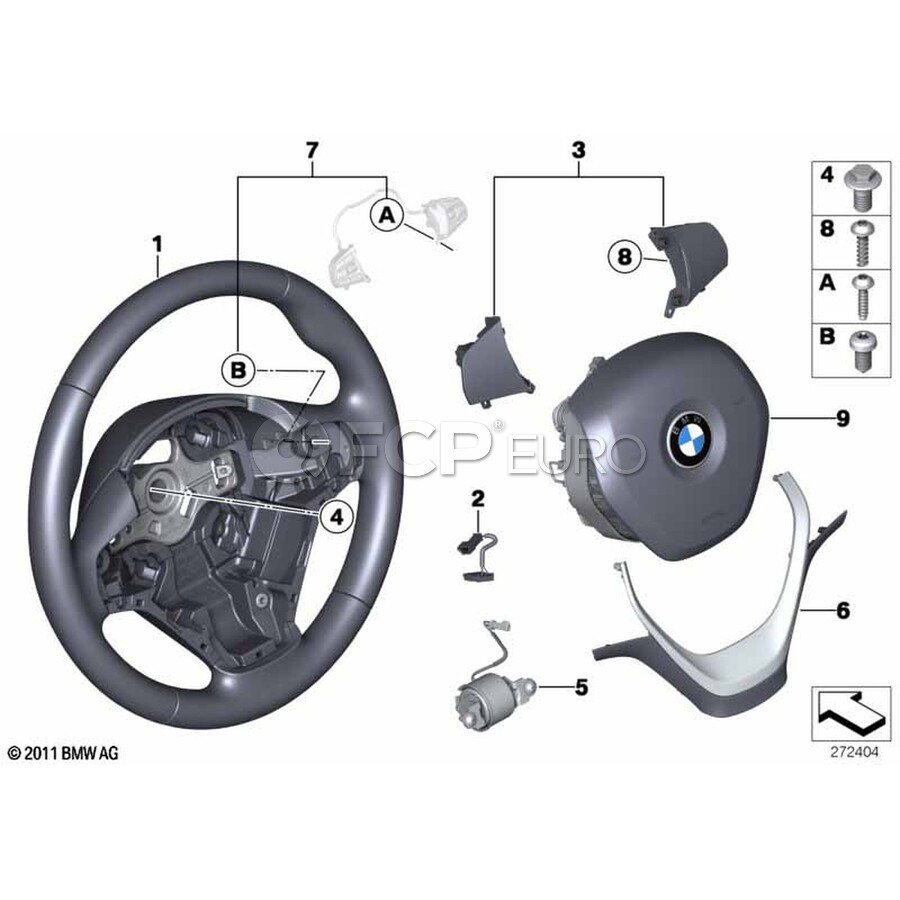 BMW Steering Wheel - Genuine BMW 32306863342 | FCP Euro
