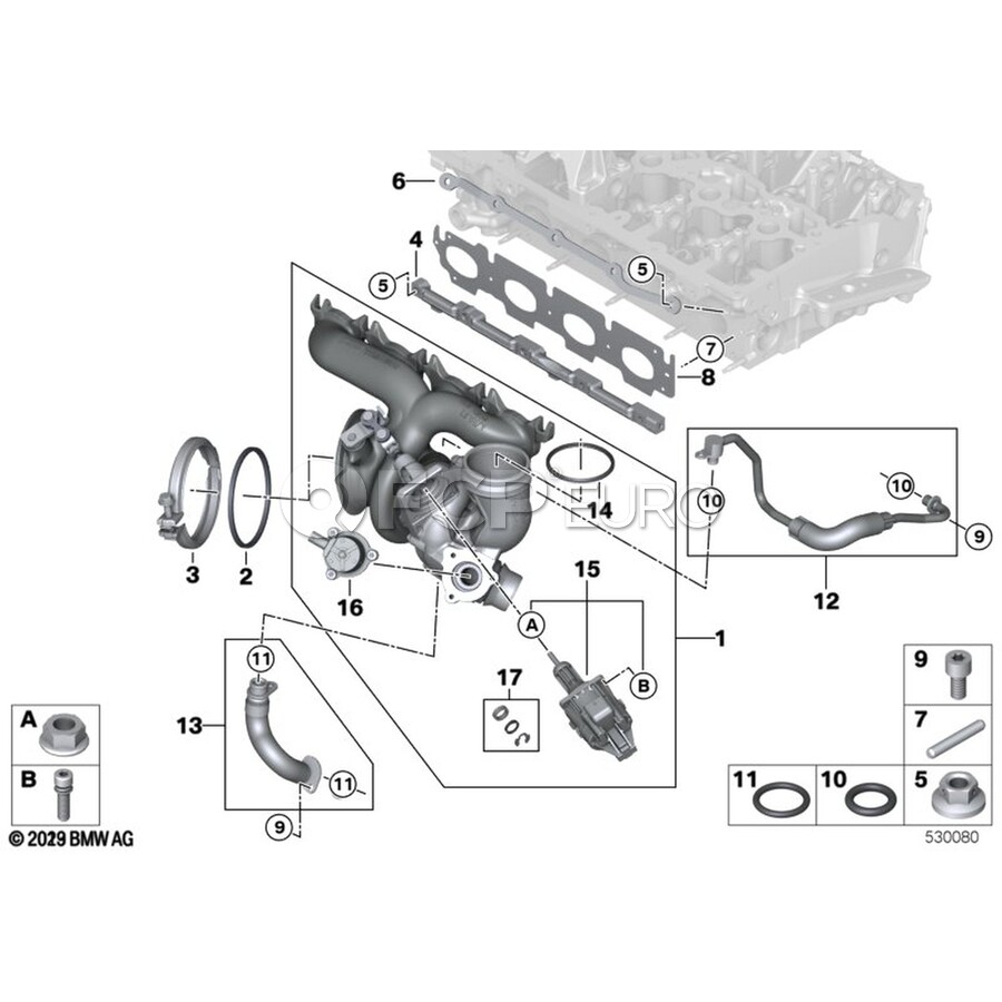 BMW Mini Turbocharger - Genuine BMW 11658629966 | FCP Euro