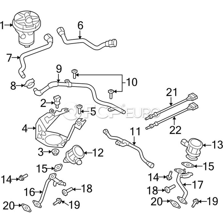 Audi Secondary Air Injection Pump Check Valve - Genuine Audi ...