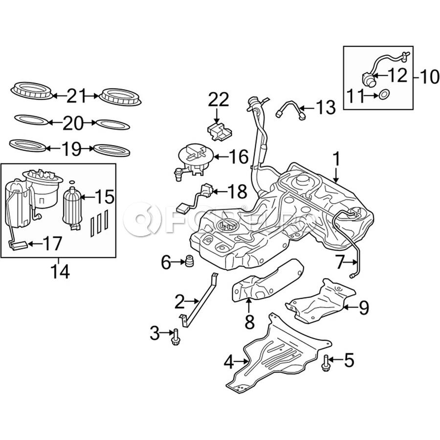 Audi Body Electrical Ground Strap - Genuine Audi 8K0201142A | FCP Euro