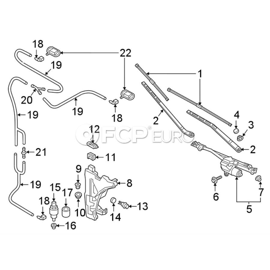 Audi Washer Fluid Reservoir Cap - Genuine Audi 8W0955455B | FCP Euro